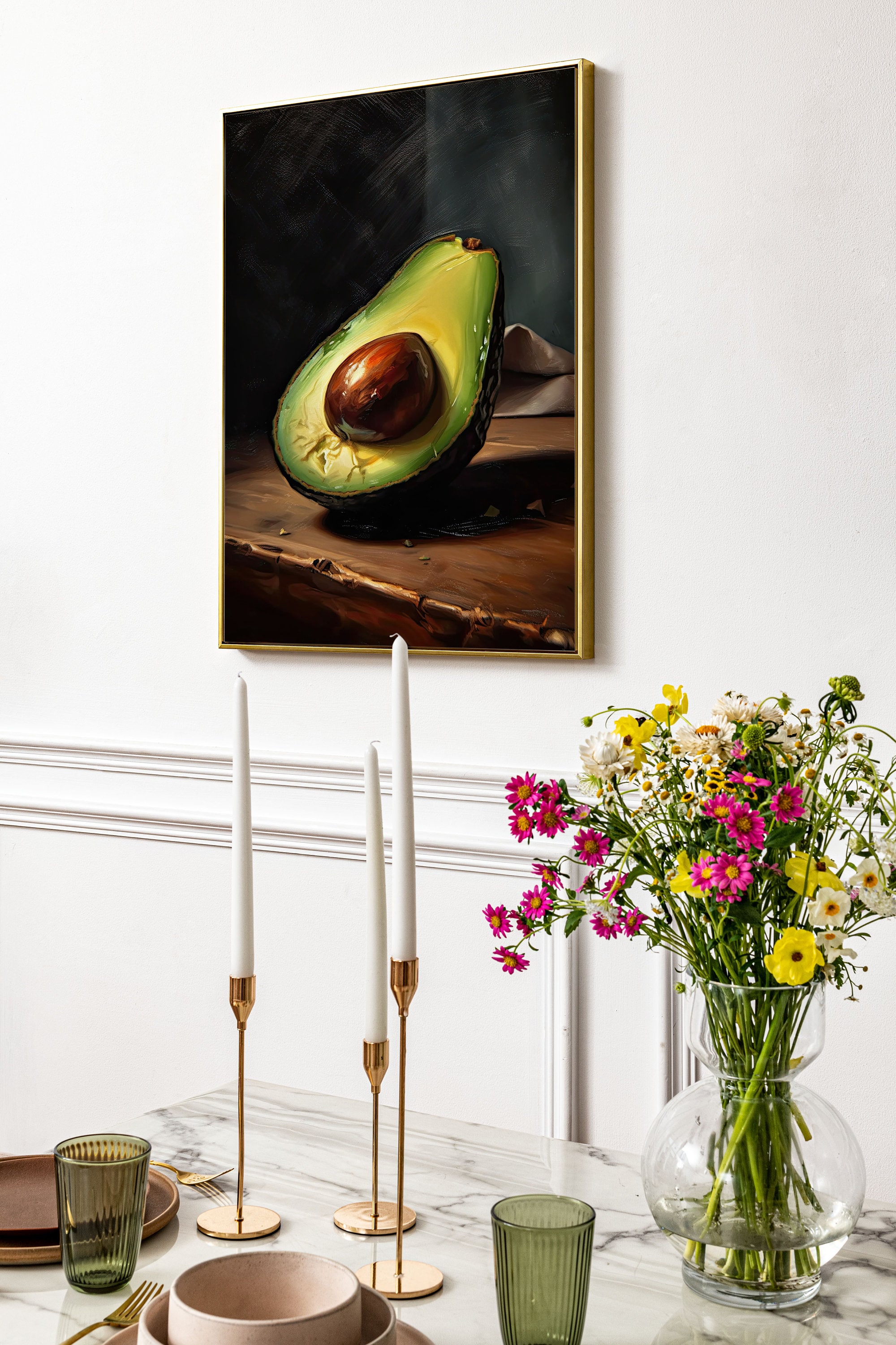 Avocado Prints, Avocado Printable, Avocado Print, Fruit Prints, Green ...