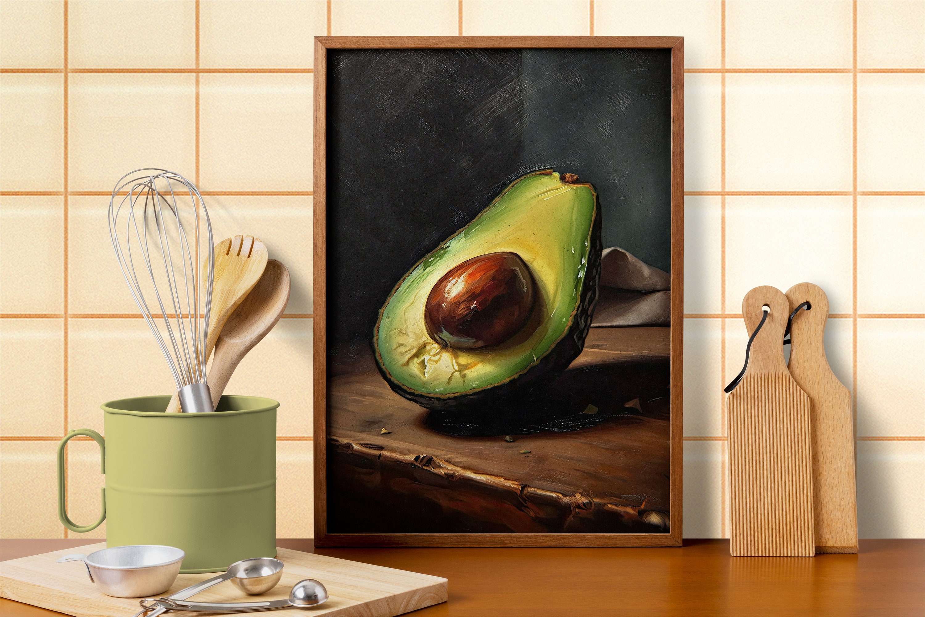 Avocado Prints, Avocado Printable, Avocado Print, Fruit Prints, Green ...