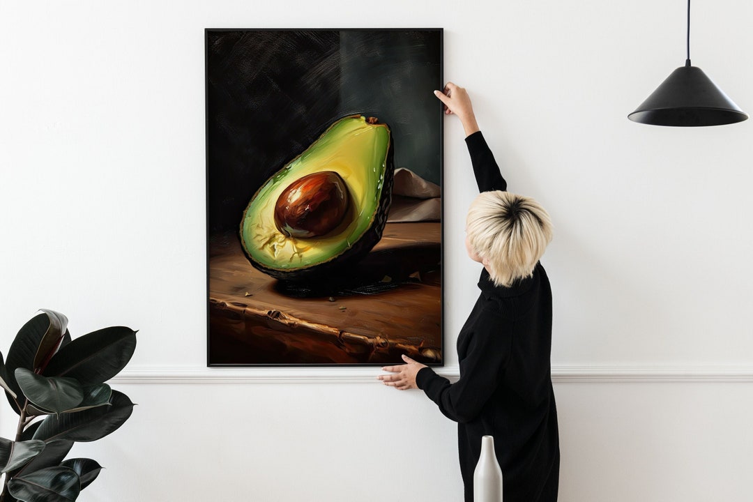 Avocado Prints, Avocado Printable, Avocado Print, Fruit Prints, Green ...