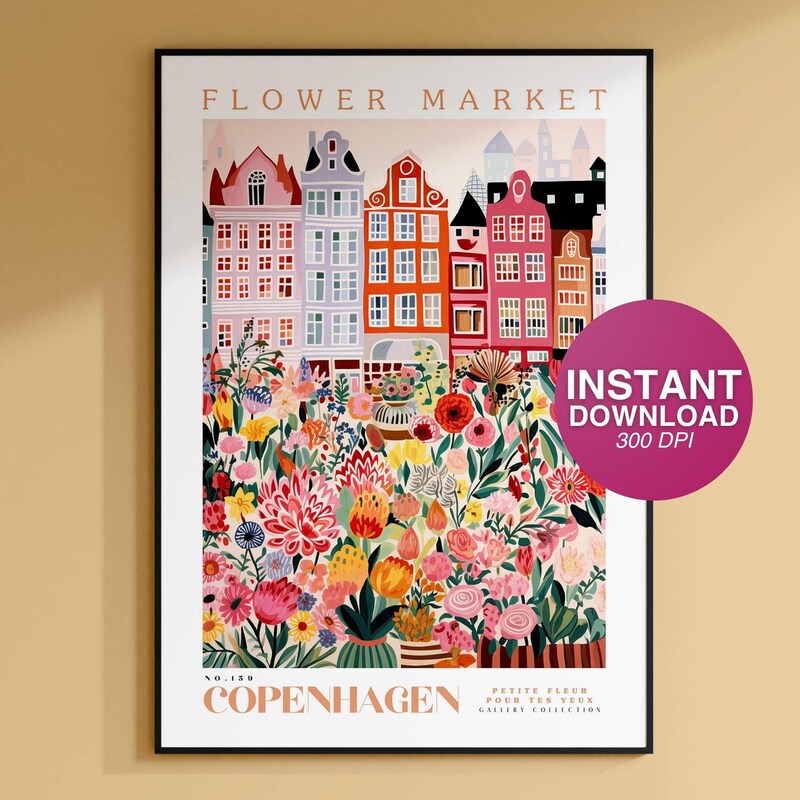 Copenhagen Poster - Etsy