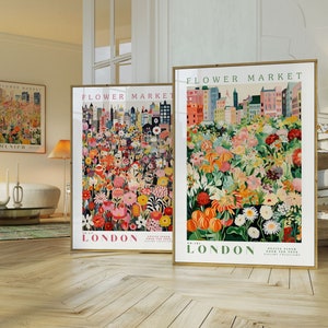 Flower Market Munich Print, Germany Travel Art, Autumn Flower Print ...