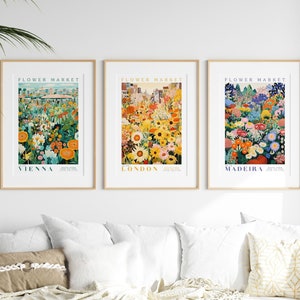 Flower Market Munich Print, Germany Travel Art, Autumn Flower Print ...