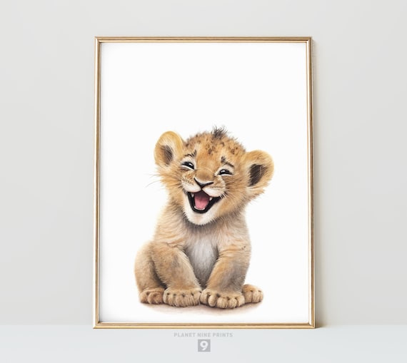 Laughing Baby Lion