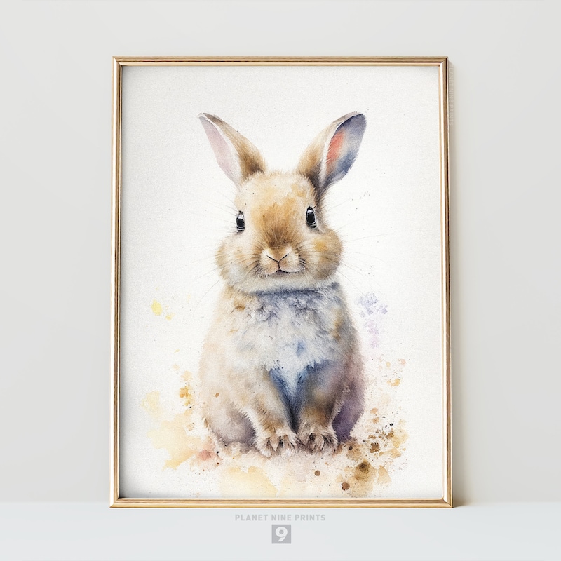 Cute Bunny Print - Etsy