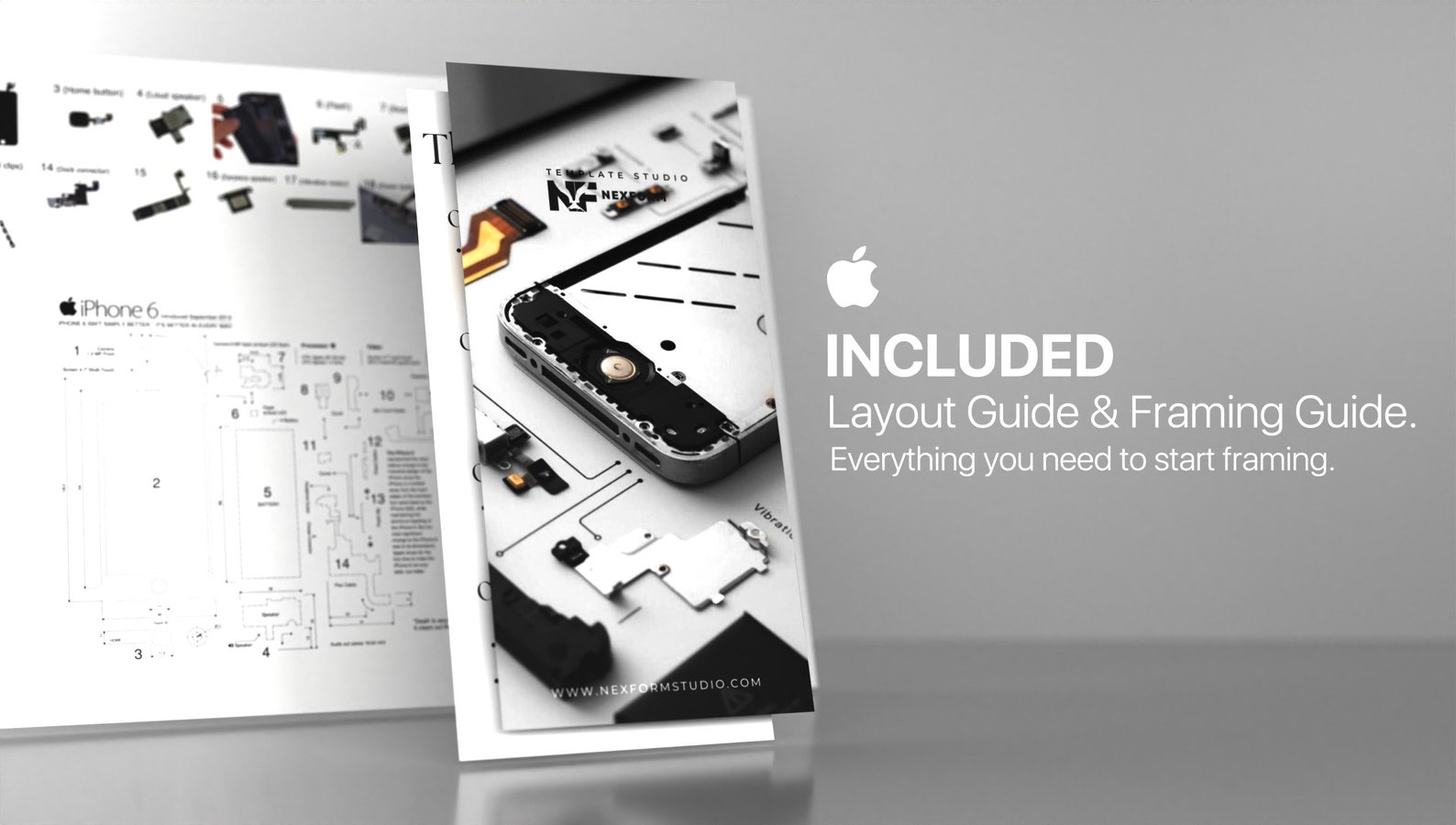 IPhone 6 Teardown Template, iPhone Teardown, Framed Iphone, iPhone ...