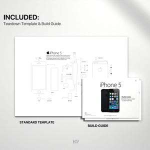 IPhone 5 Teardown Template, iPhone Teardown, Framed Iphone, iPhone ...