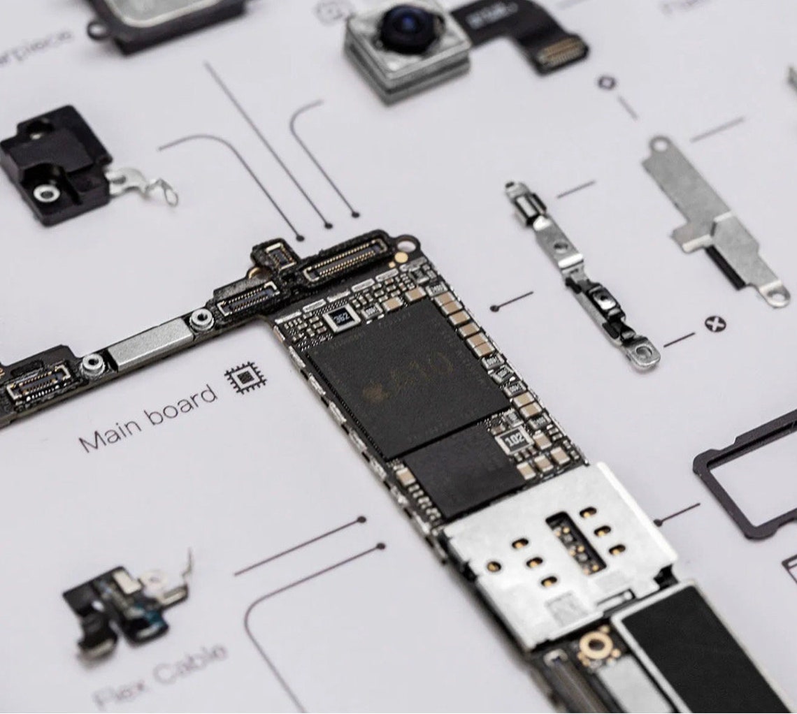 IPhone 7 Teardown Template, iPhone Teardown Template, Framed Iphone, iPhone Wall Art, iPhone ...