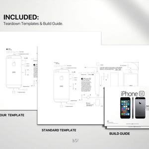 IPhone SE Frame Template, iPhone Teardown, Framed Iphone, iPhone Wall ...