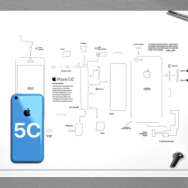 Iphone Teardown Template - Etsy