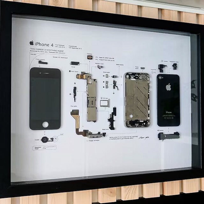 IPhone 4 Framed Template, iPhone Teardown Templates, Frame Iphone ...
