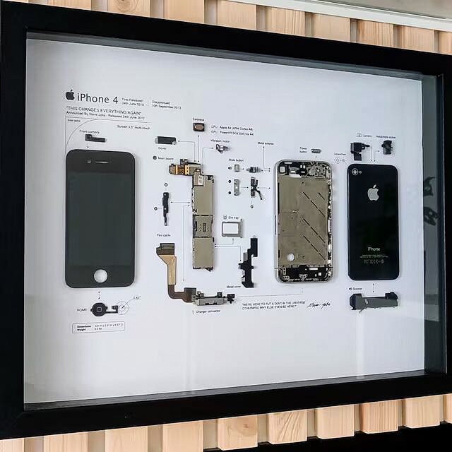 IPhone 4 Framed Template, iPhone Teardown Templates, Frame Iphone ...