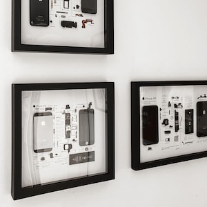 IPhone XR Teardown Template, iPhone Teardown, Framed iPhone XR, iPhone ...