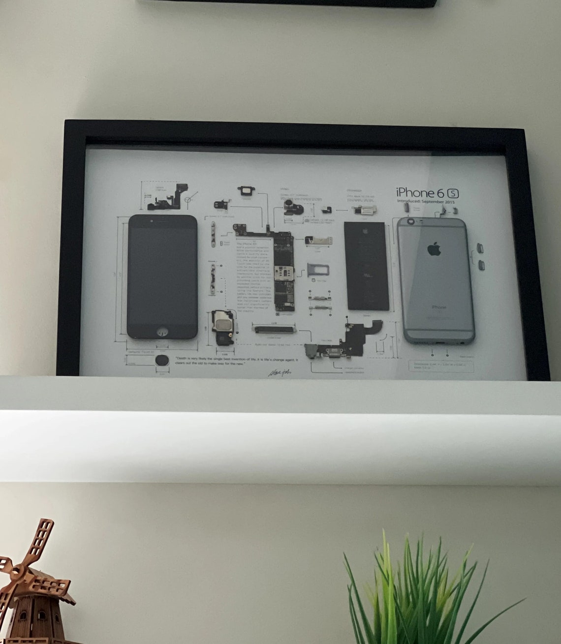 IPhone 6S Teardown Template, iPhone Template, Framed Iphone, iPhone ...