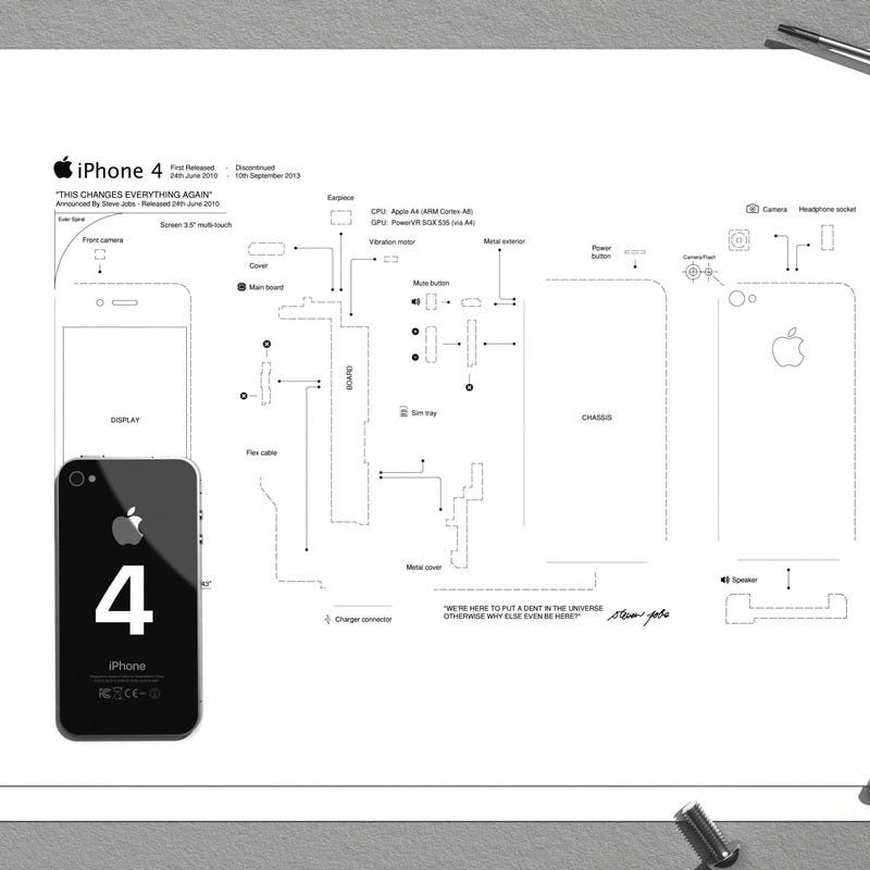 iPhone Teardown Template - Etsy