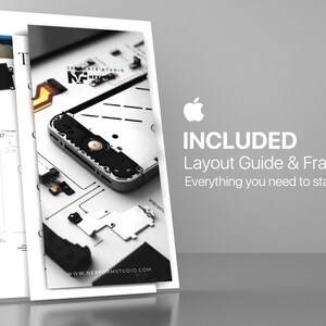 IPhone 5C Teardown Template, iPhone Teardown, Framed Iphone, iPhone ...