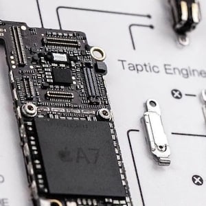 IPhone 5S Teardown Template A3 iPhone Frame Template, Framed Iphone ...