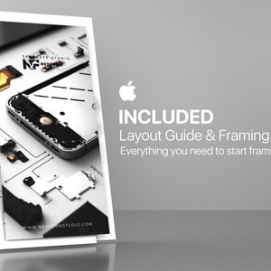 IPhone 6S Teardown Template, iPhone Template, Framed Iphone, iPhone ...