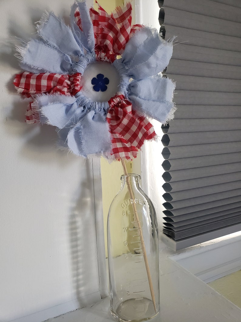 Rag Flowers - Etsy