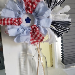 Rag Flowers - Etsy