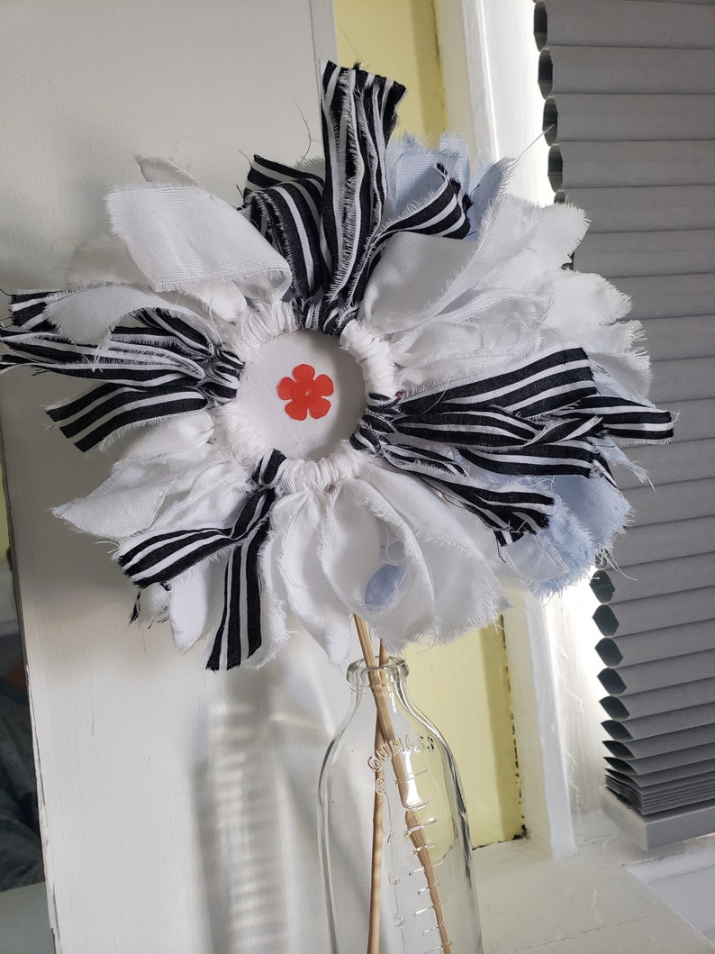 Rag Flowers - Etsy