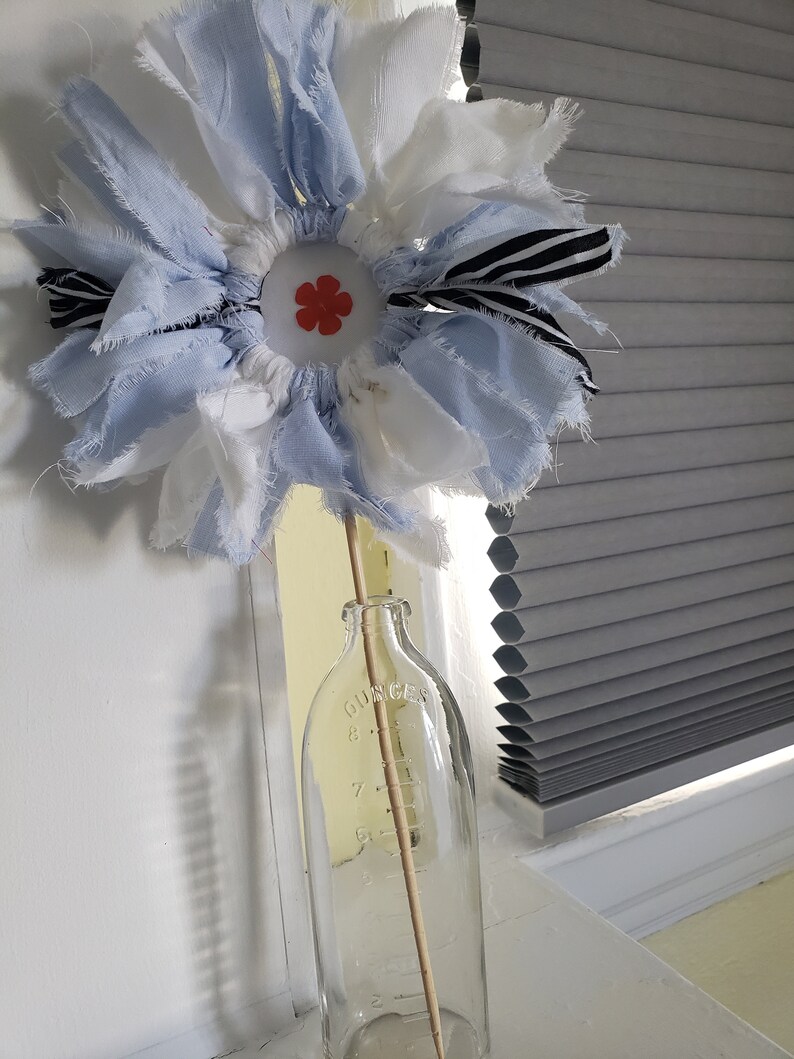 Rag Flowers - Etsy