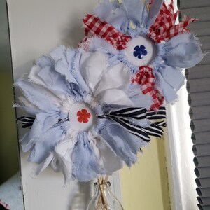 Rag Flowers - Etsy
