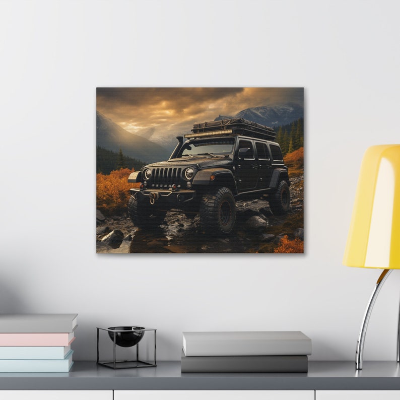 Jeep Wrangler Special Edition Painting High Quality Canvas Art Wall ...
