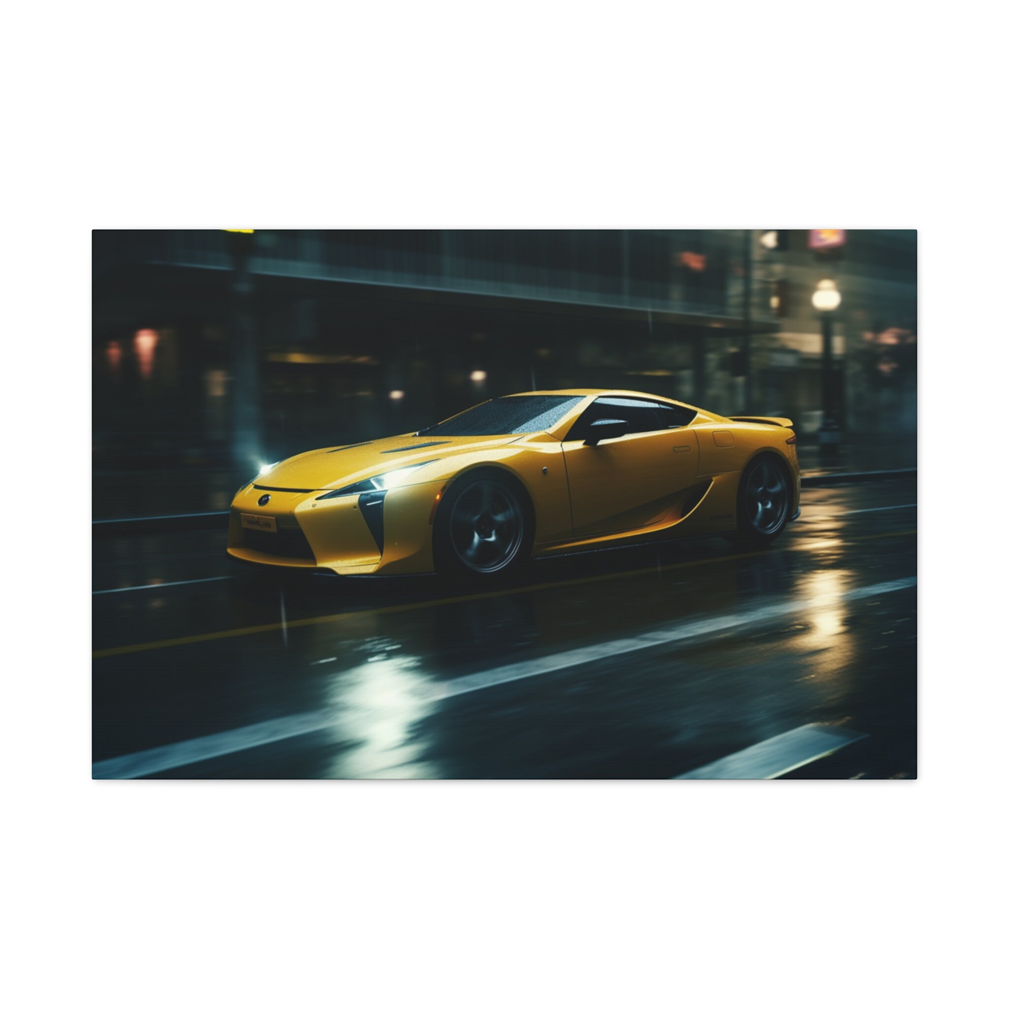 Lexus LFA in Japan | High Quality | Canvas Art | Wall Print | Car ...