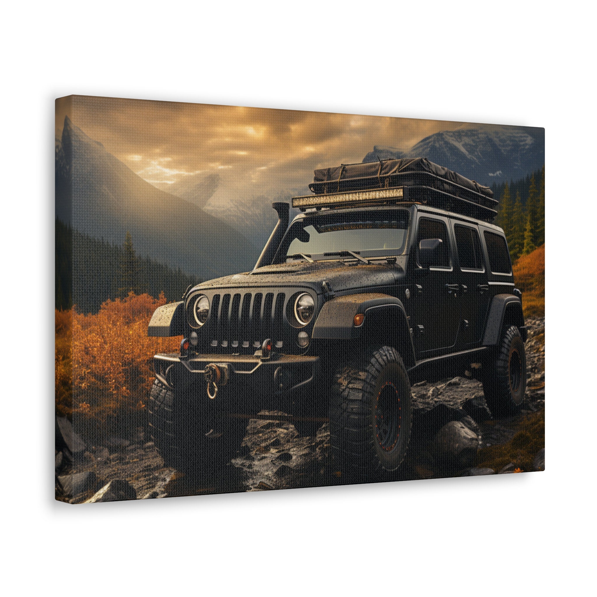 Jeep Wrangler Special Edition Painting High Quality Canvas Art Wall ...