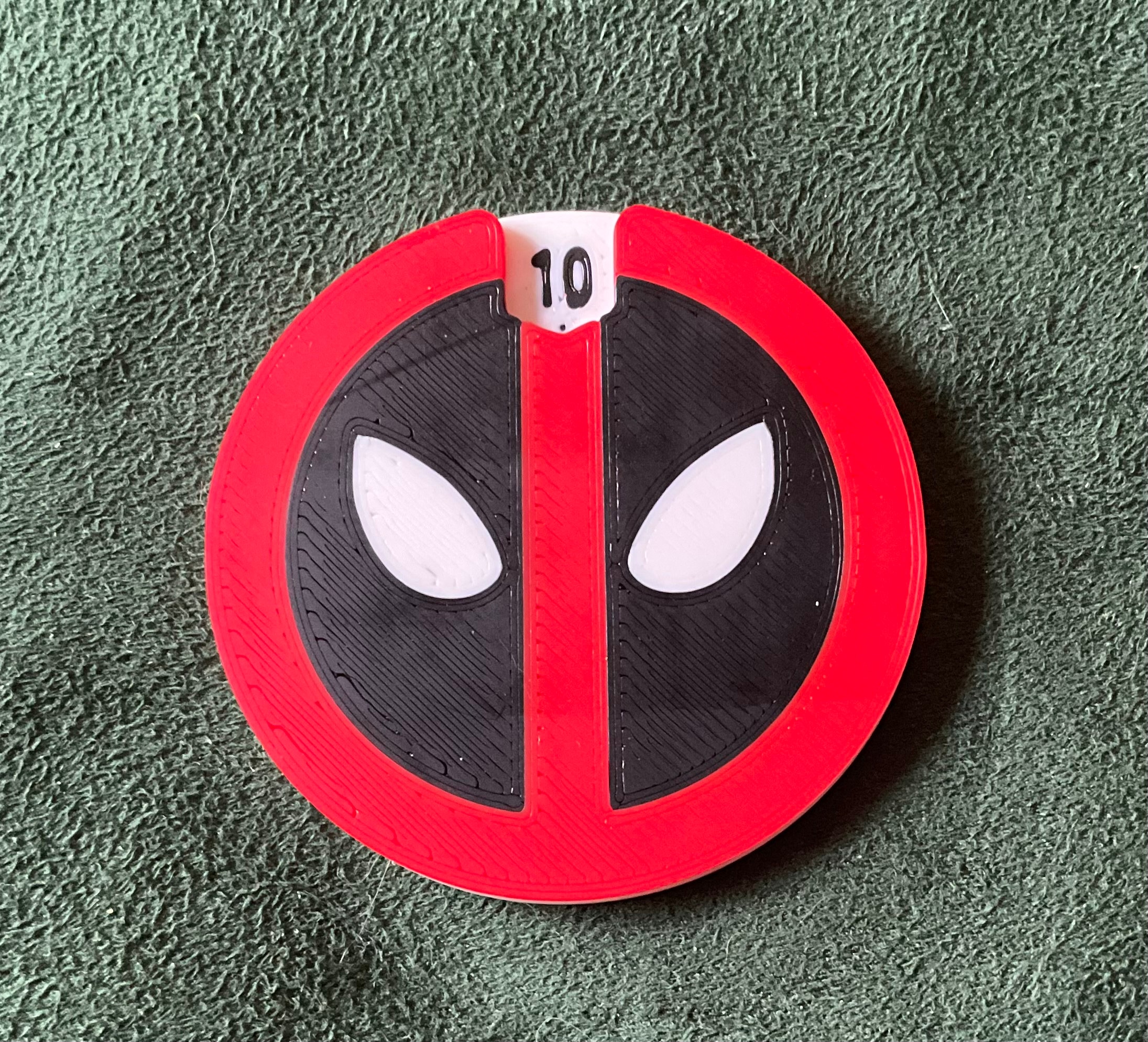 UNMATCHED - Deadpool Life Tracker Dial - Etsy