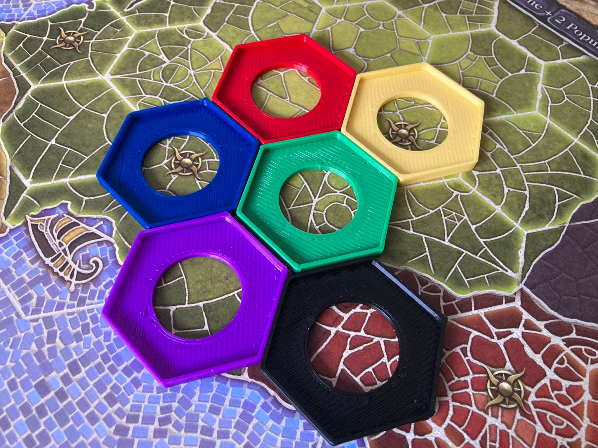 Wonder Bases for Mosaic a Story of Civilization Board Game COLOSSUS ...