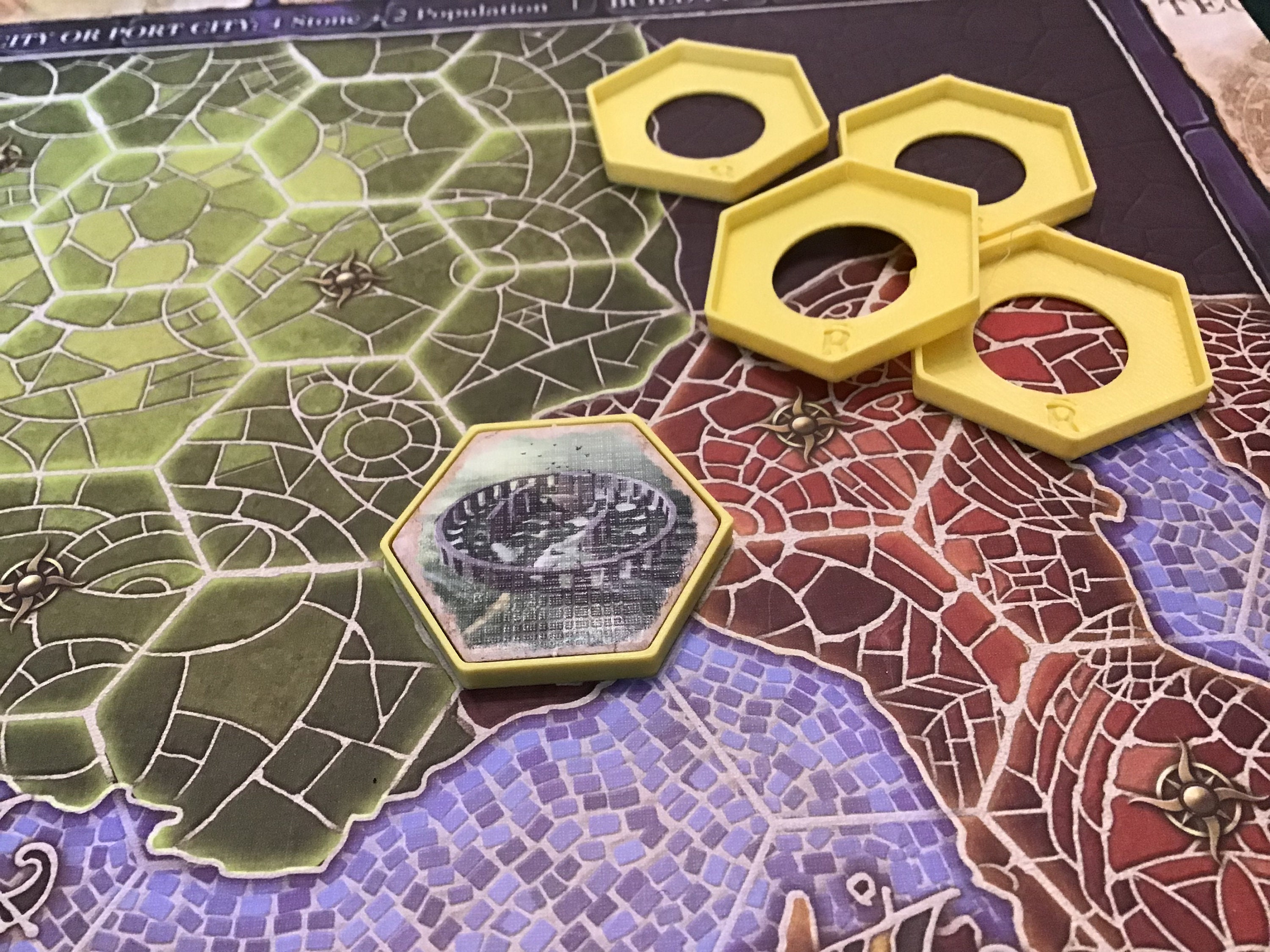 Wonder Bases for Mosaic - a Story of Civilization Board Game - SPHINX/RETAIL EDITION (retired ...