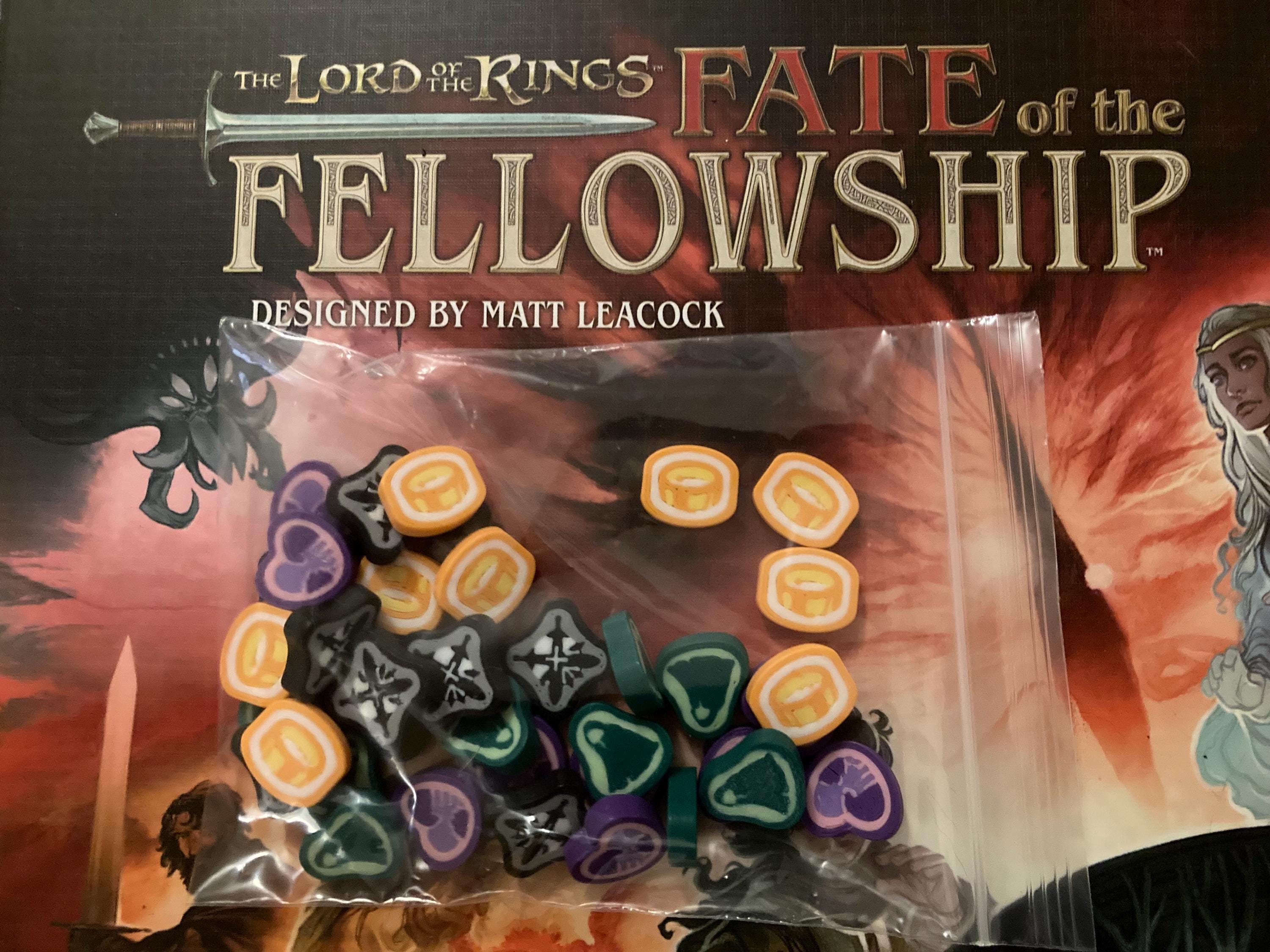 Fate of the Fellowship Board Game - Plastic Tokens - Etsy