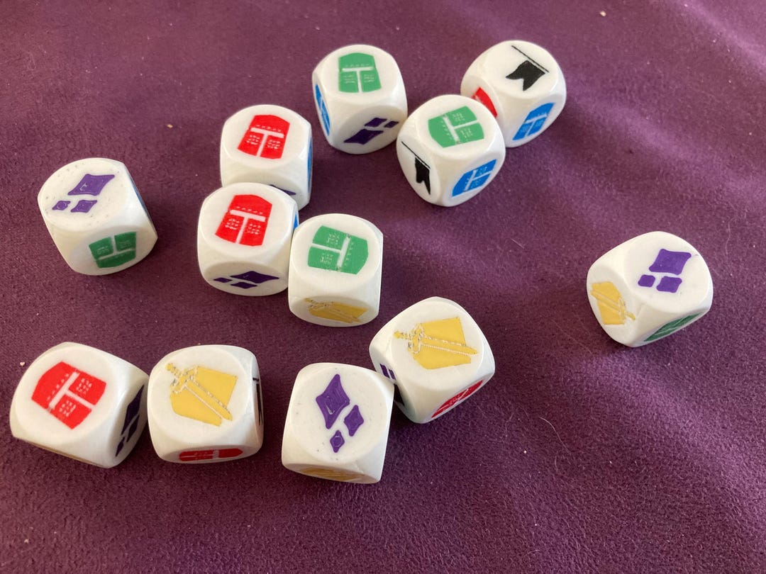 12 Battle Dice Compatible With Battlelore First Edition - Etsy