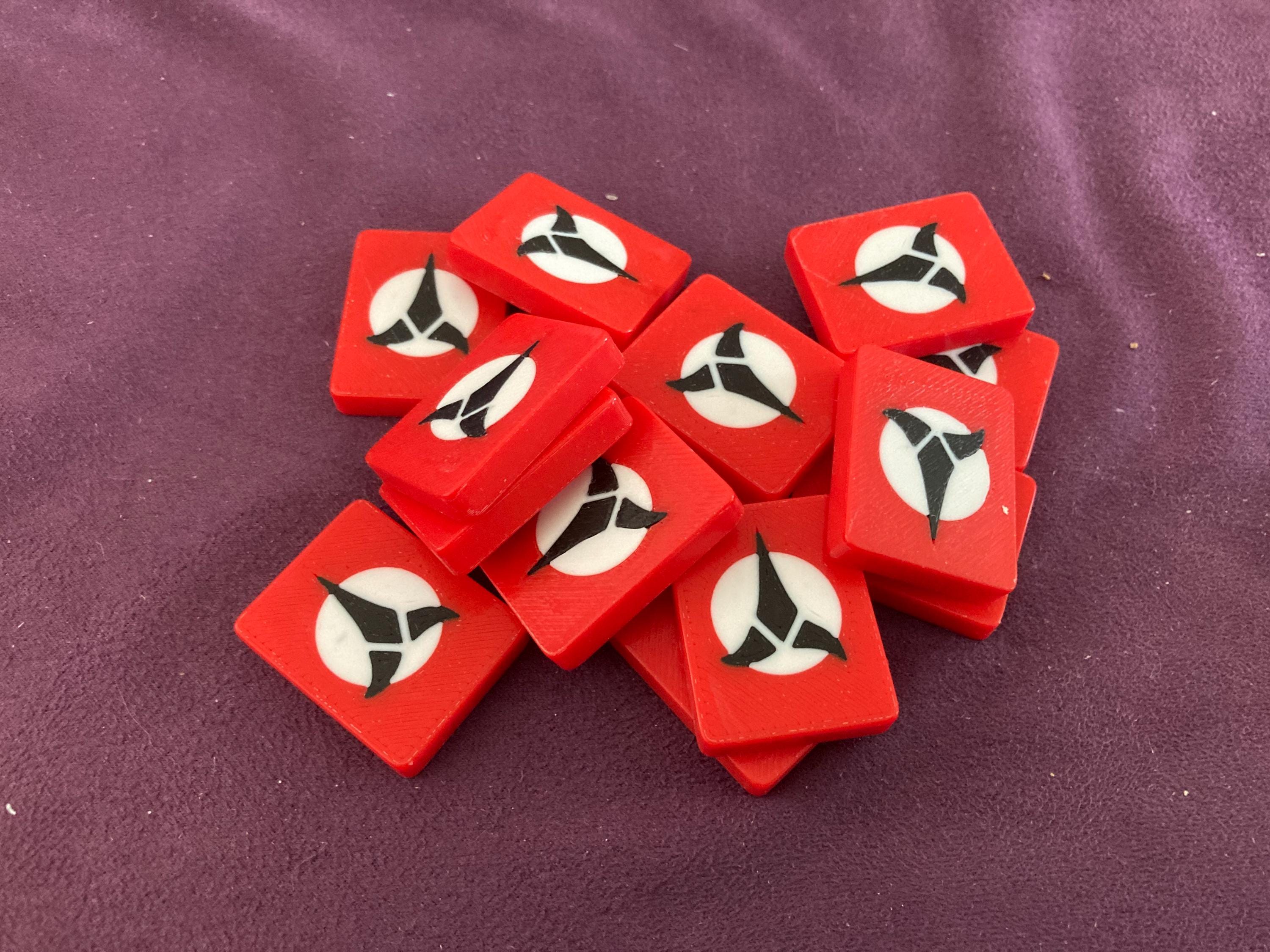 Activation/exhaust Tokens for Star Trek Captain's Chair Card Game - Etsy