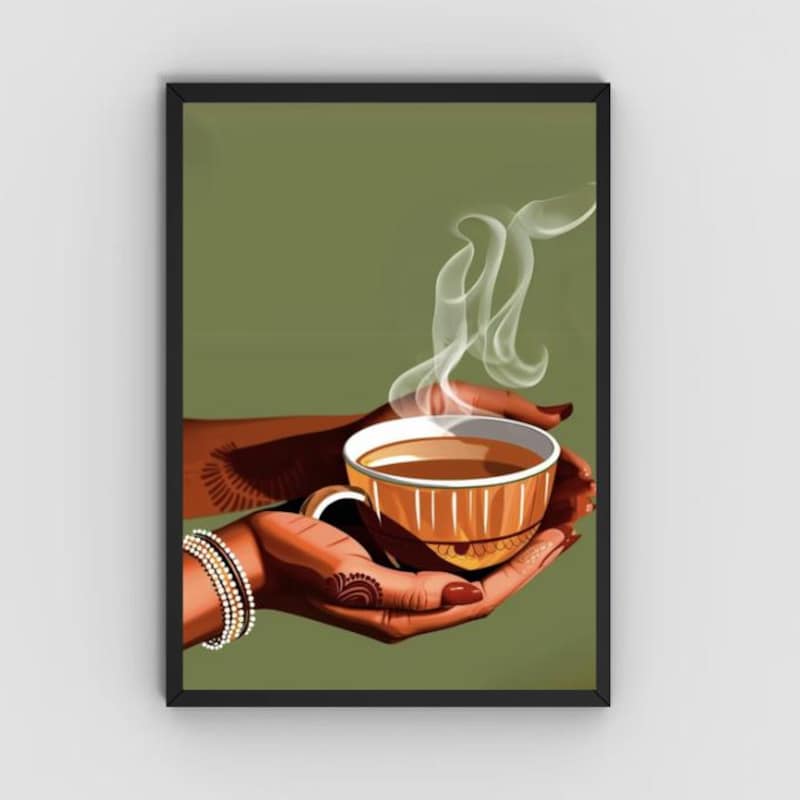 Chai Wall Art With Frame - Etsy
