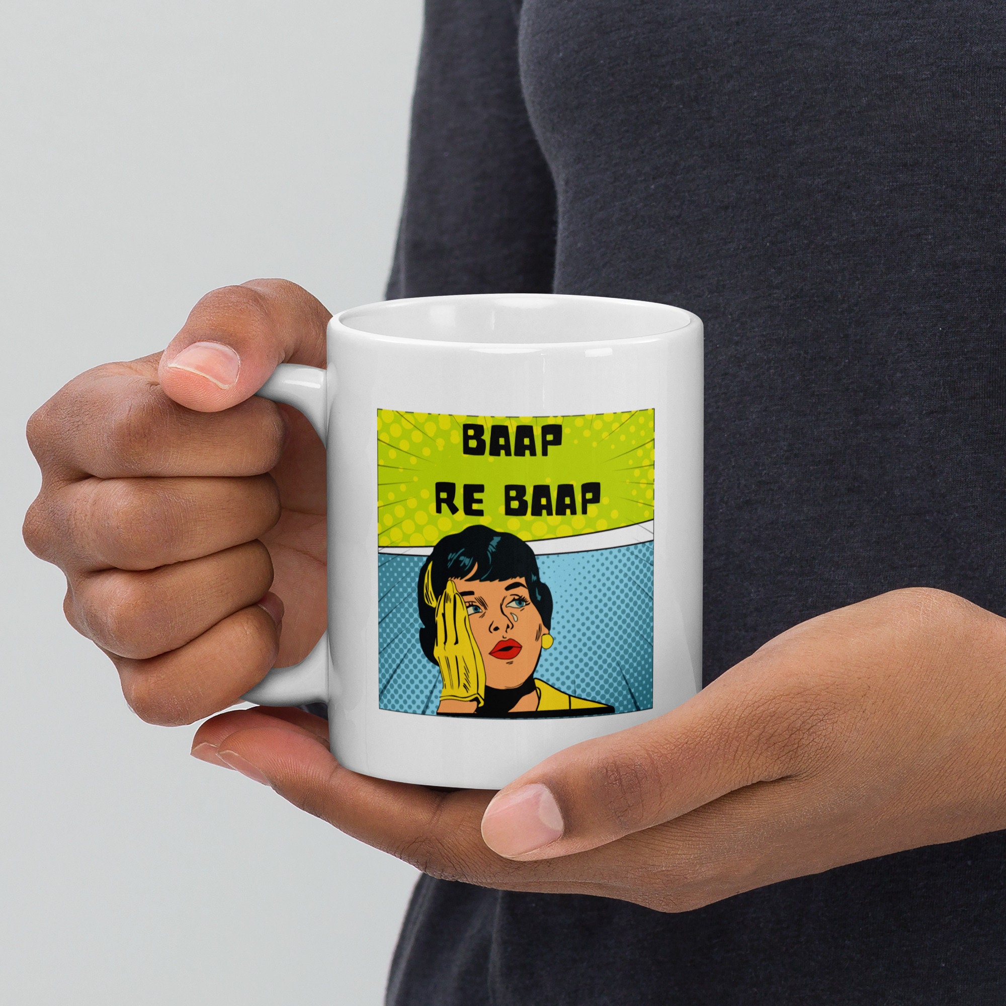 Baap Re Baap Indian Desi Mug Chai Mug Indian Mug South Asian Gift Desi ...