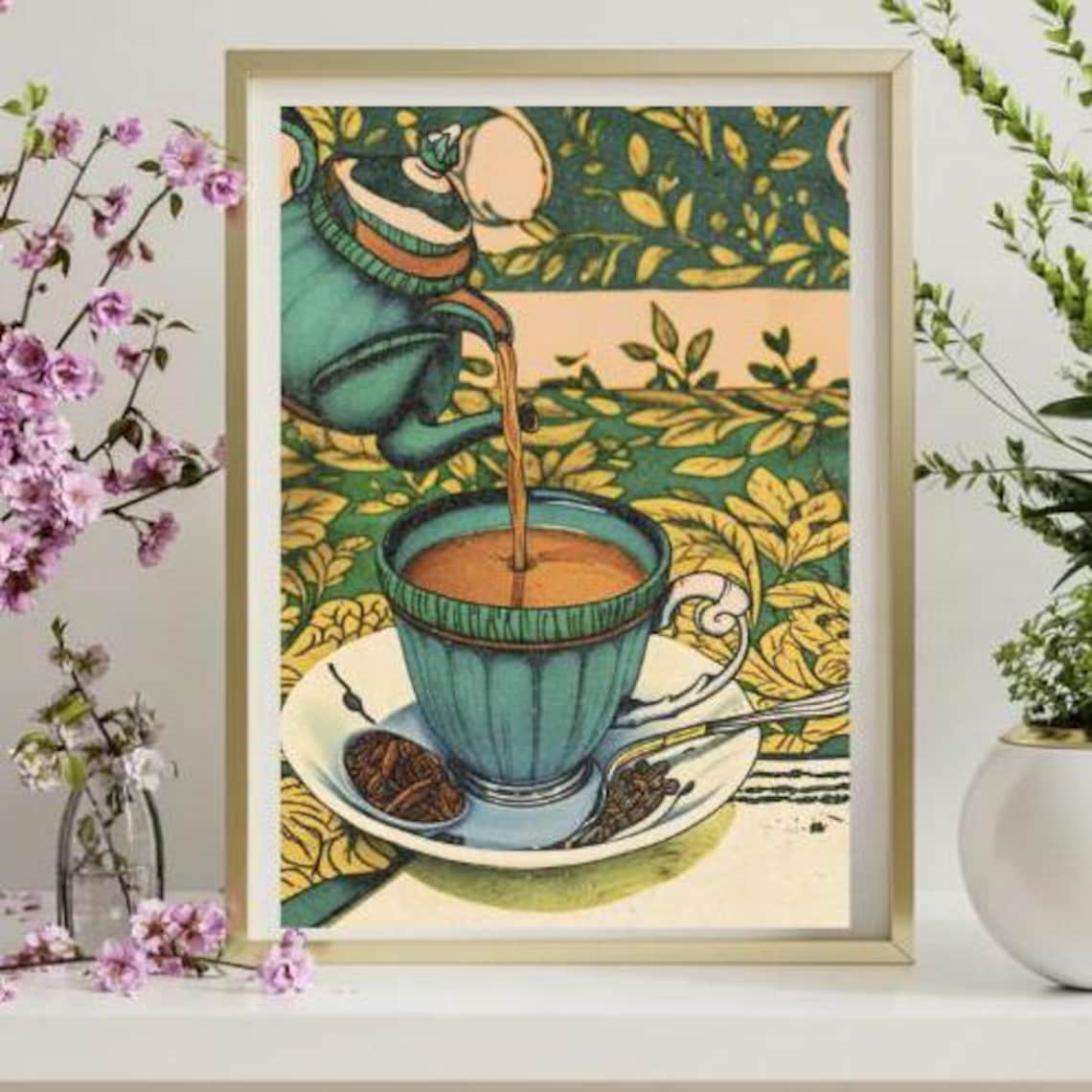 Indian Desi Wall Art Print Poster, Chai Print, Indian Pop Art, Desi Art ...