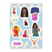 Indian Wedding Stickers: Desi Bride & Dancer Art - 10 Piece Sheet - Etsy