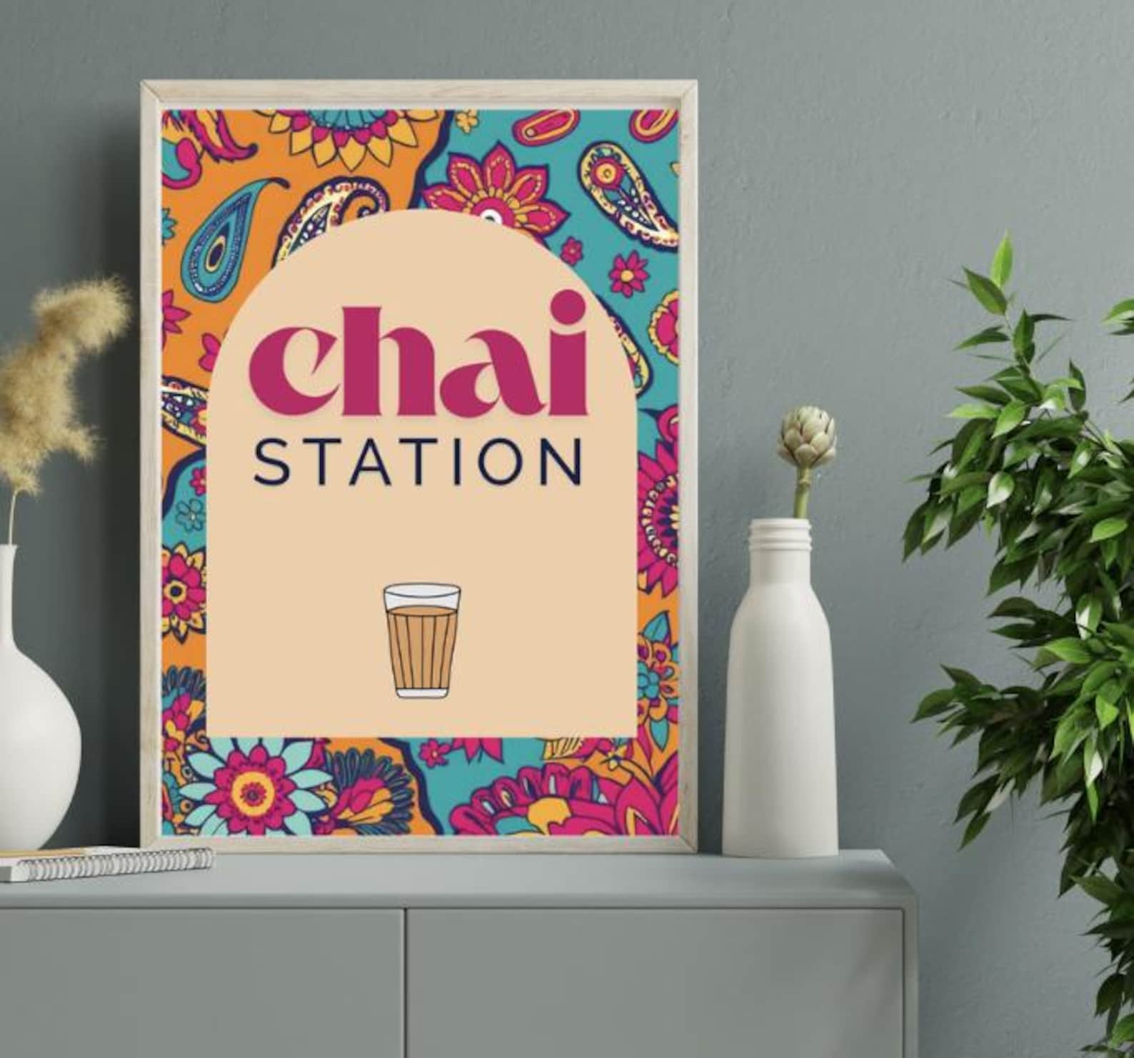 Chai Station Sign, Indian Wedding Decor (digital Download) - Etsy