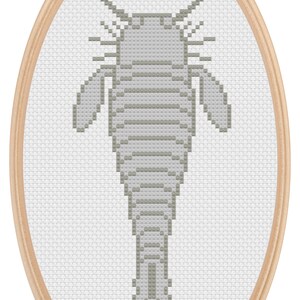 Sea Scorpion Eurypterid Cross Stitch Pattern - Etsy