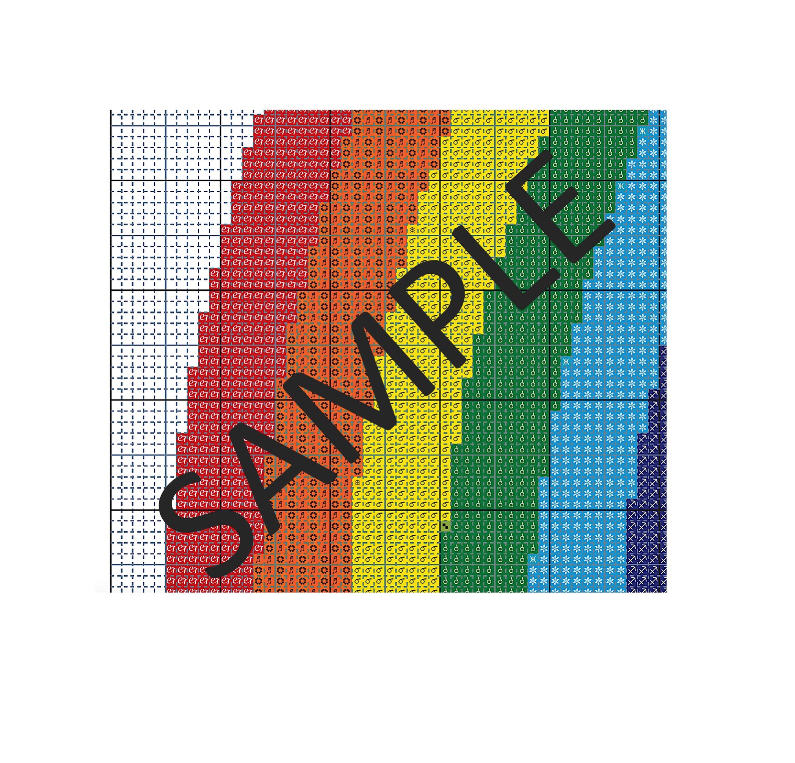 Fossilized Fern Cross Stitch Pattern - Etsy