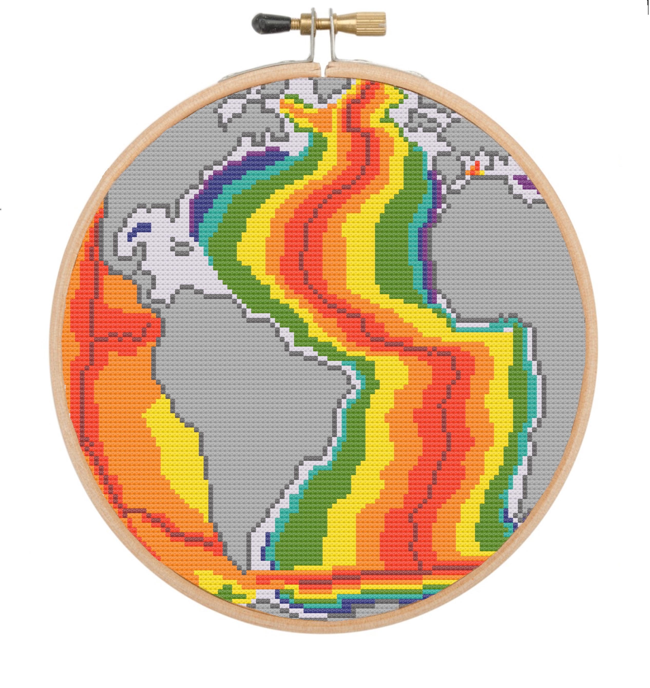 Seafloor Spreading Cross Stitch Pattern Geology Science Embroidery PDF ...