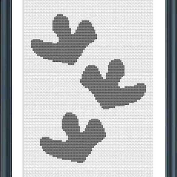 Footprint Cross - Etsy