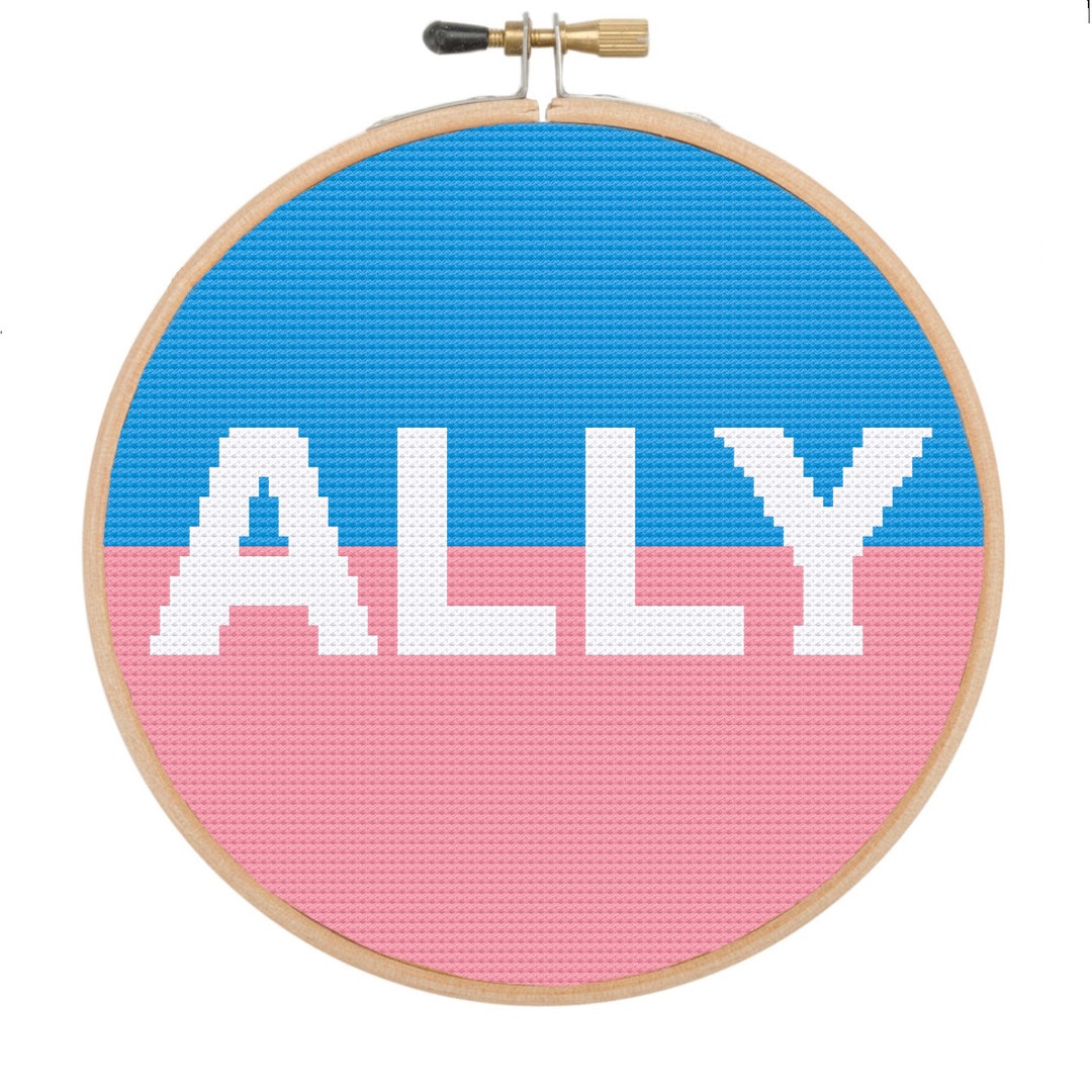 Trans Ally Cross Stitch Pattern: All Proceeds to Benefit Equality ...