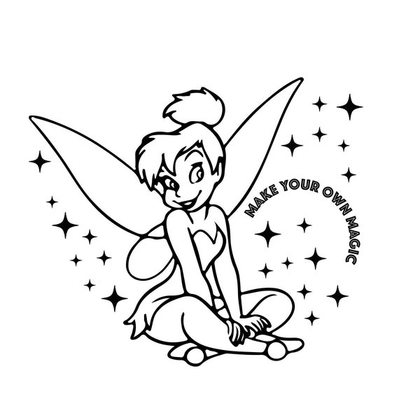 Tinkerbell Svg - Etsy