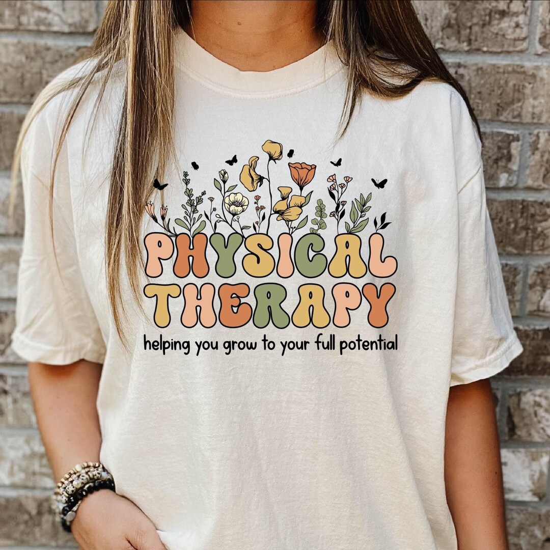 Physical Therapy Shirt, PT PTA Wildflowers Shirt, Physical Therapy ...