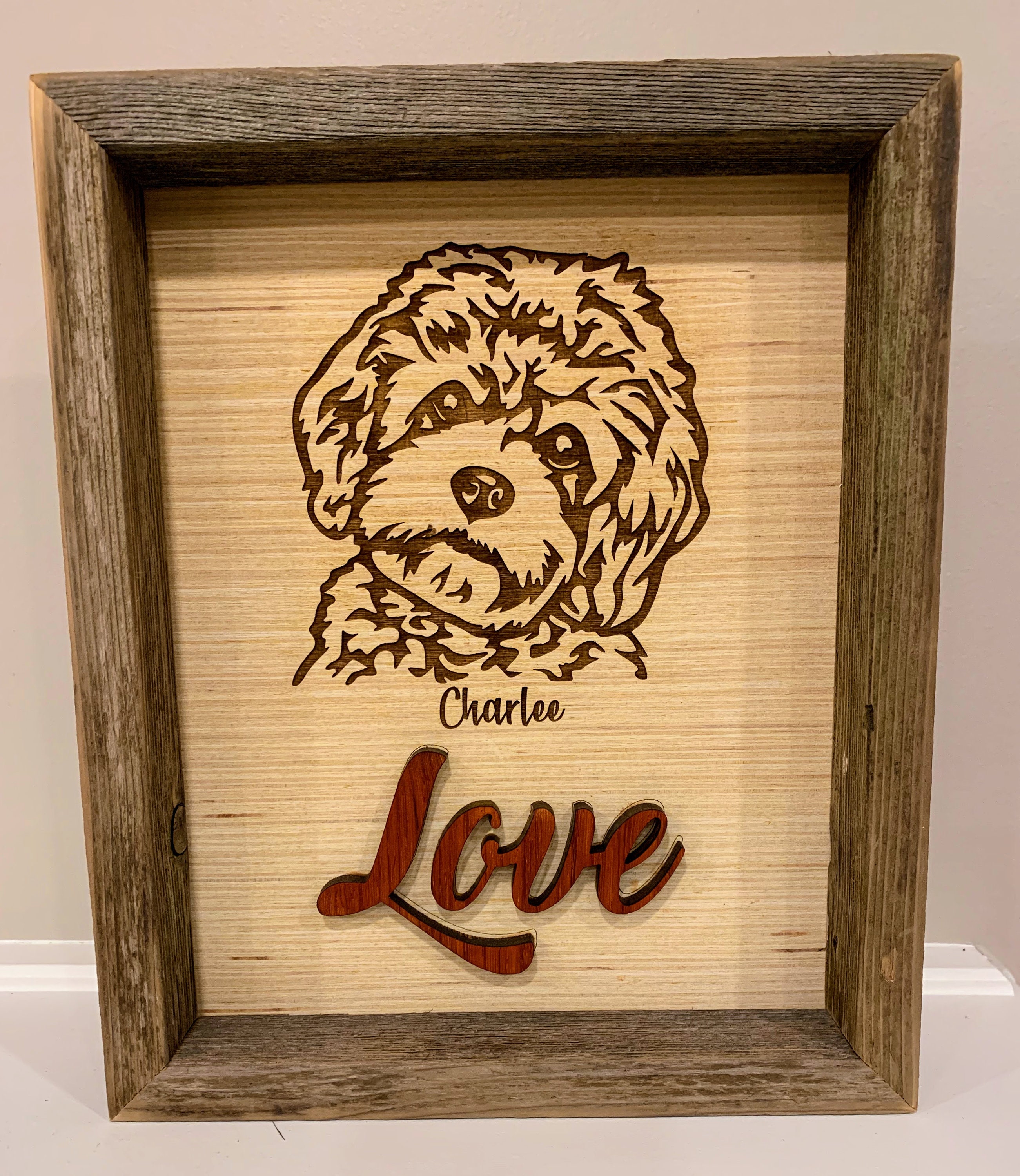Puppy Love Wooden Sign Cockapoo - Etsy