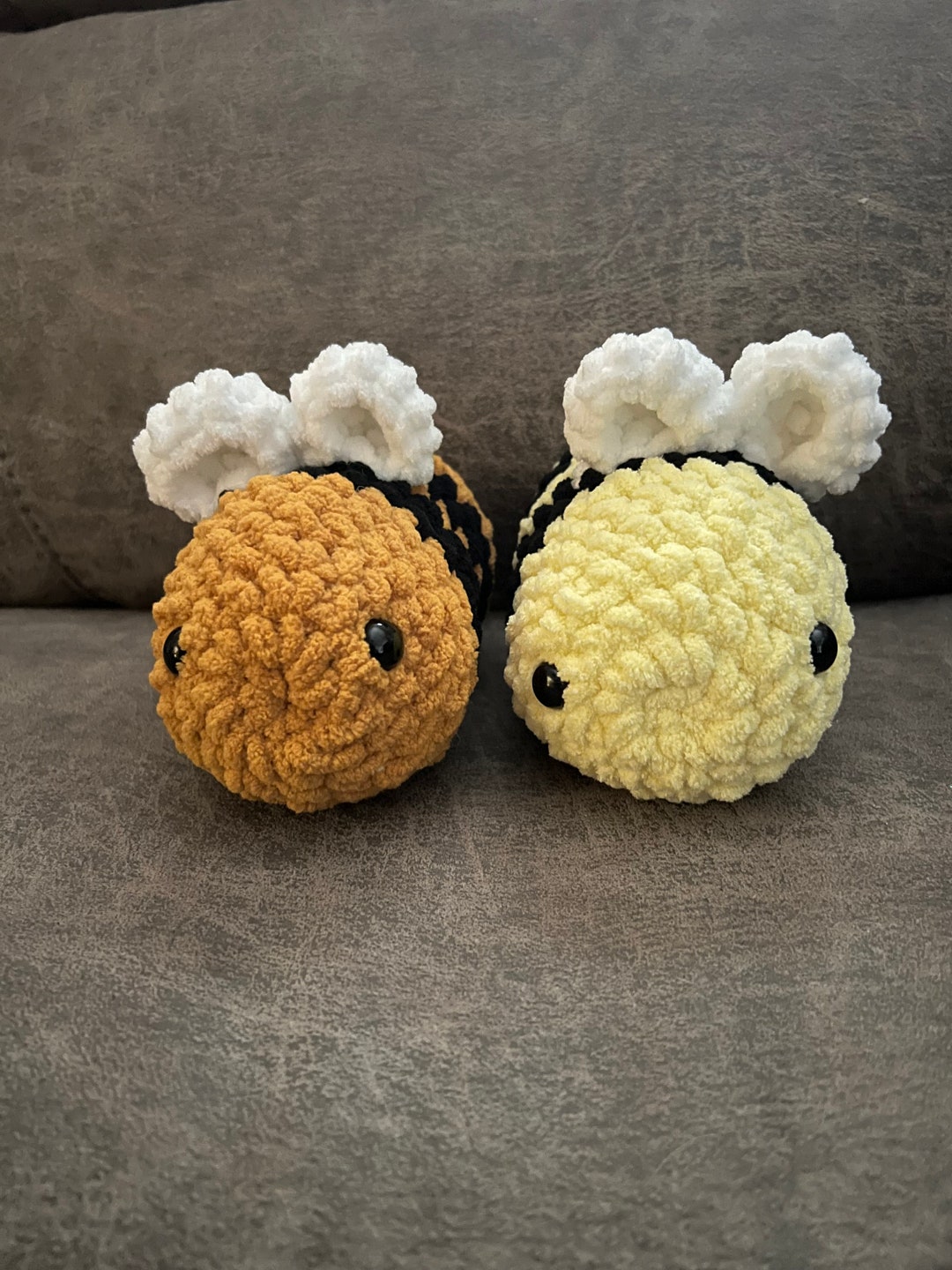 Crocheted Plush Bee: Soft Cuddle Toy - Etsy