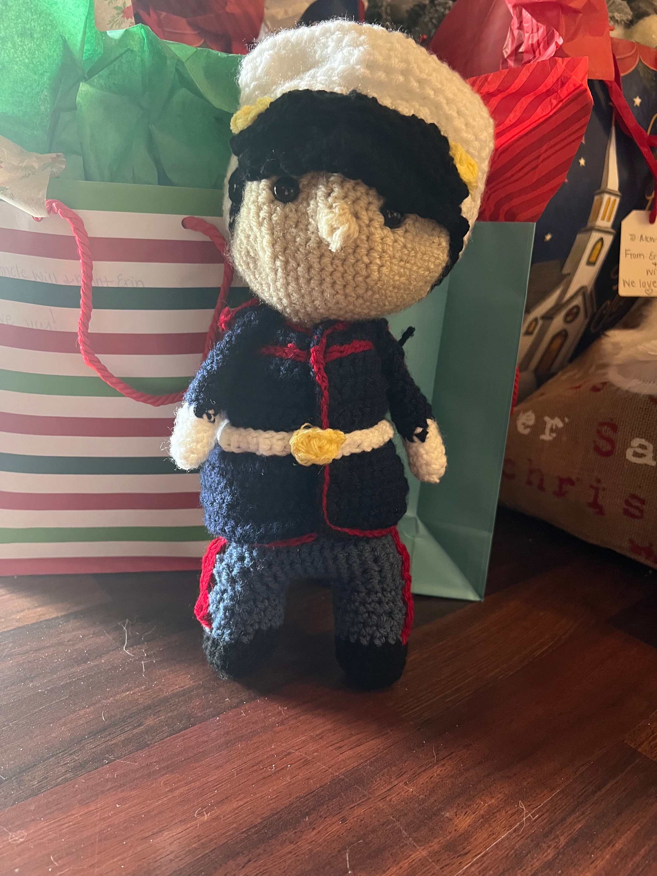 Marine Military Man Crocheted - Etsy